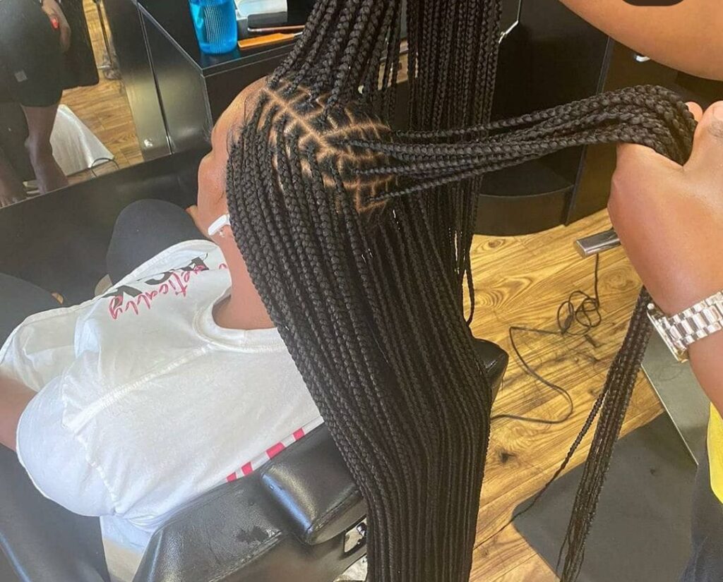 Extra Small Knotless Braids - Bella Hair and Beauty Extra Small Knotless Braids - Bella Hair and Beauty